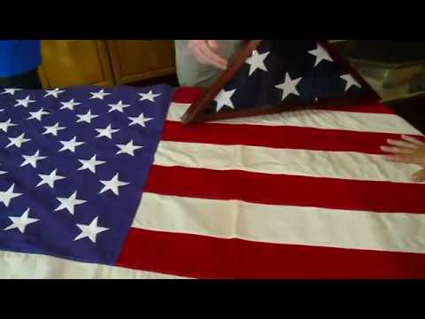 How to Properly Fold an American Flag - Carrot-Top on WFMY News 2 - YouTube