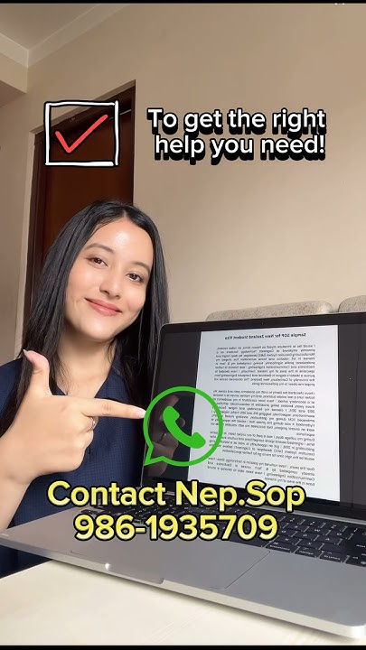 Right Solution to write SOPs | Nep.Sop | SOP writing service in Nepal - YouTube