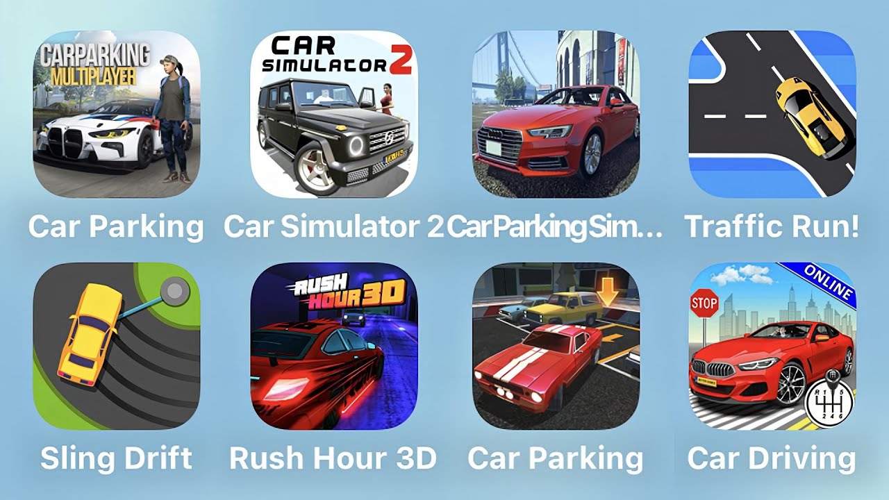 Car Parking, Car Simulator 2, Car Parking Simulator, Traffic Run and ...
