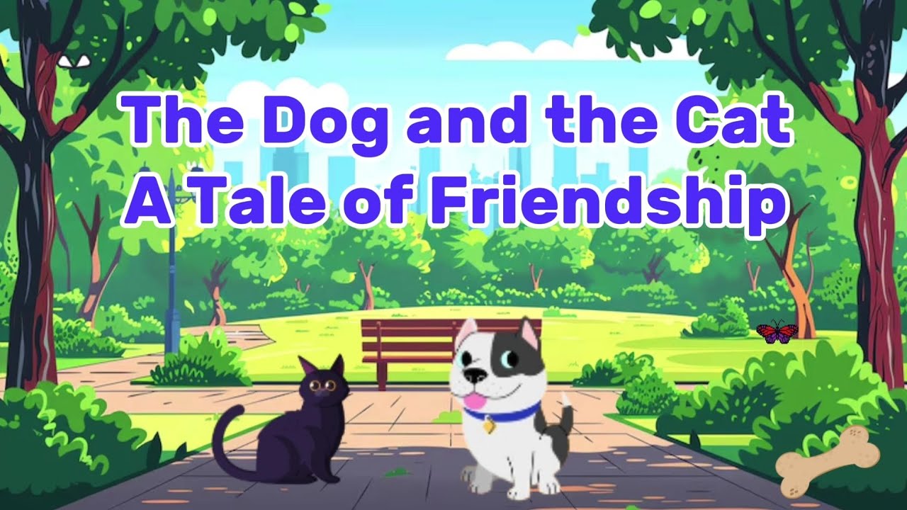 🐾 The Dog and the Cat: A Tale of Friendship | Short Story in English ...