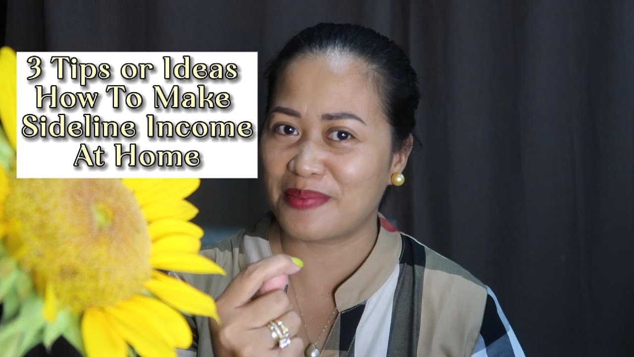 SIDELINE INCOME IDEAS - YouTube