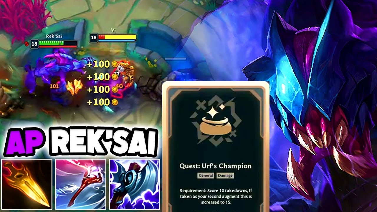 AP REK'SAI GOT GIGA OP BUFFS IN ARENA + RUNECARVER FULMINATION POKE ...