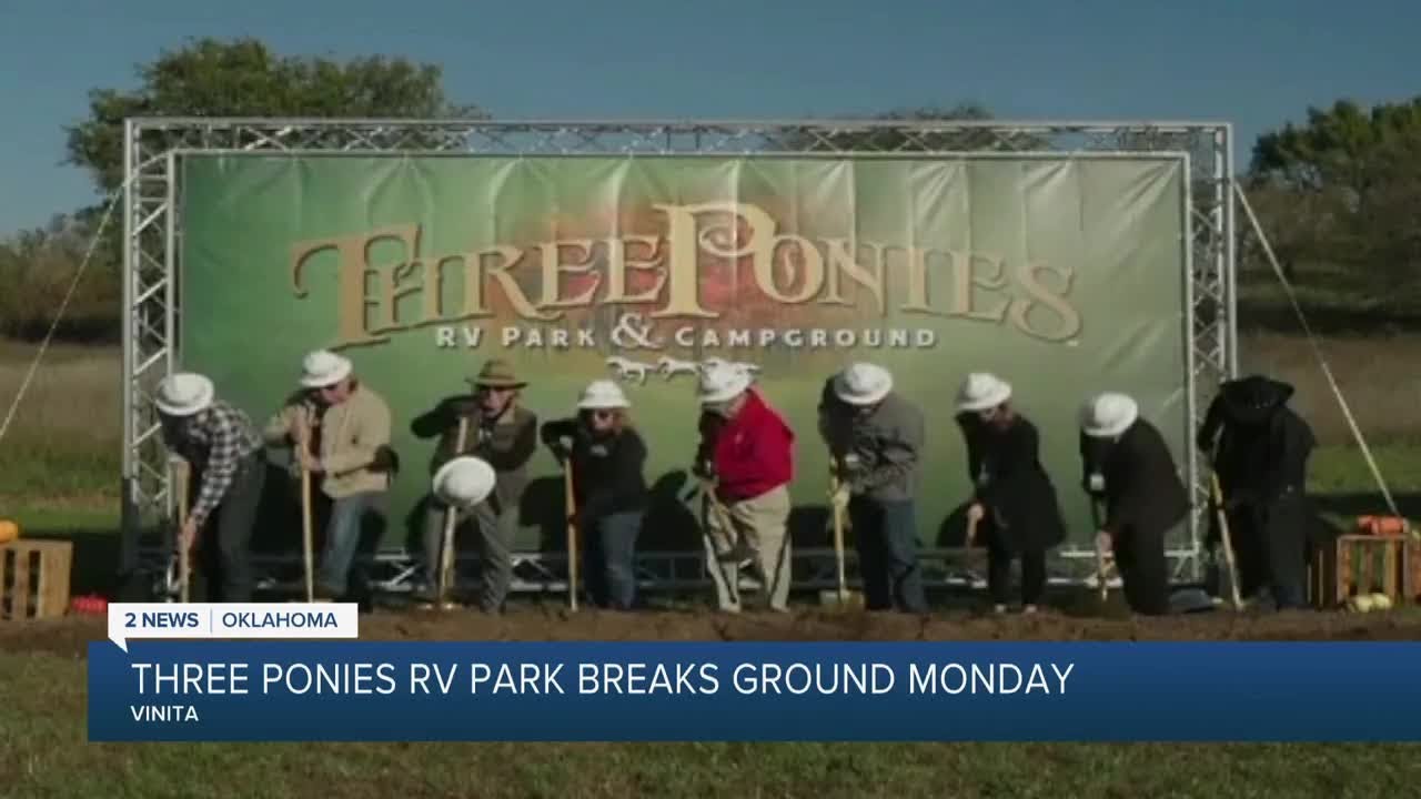 Three Ponies RV Park breaks ground Monday - YouTube
