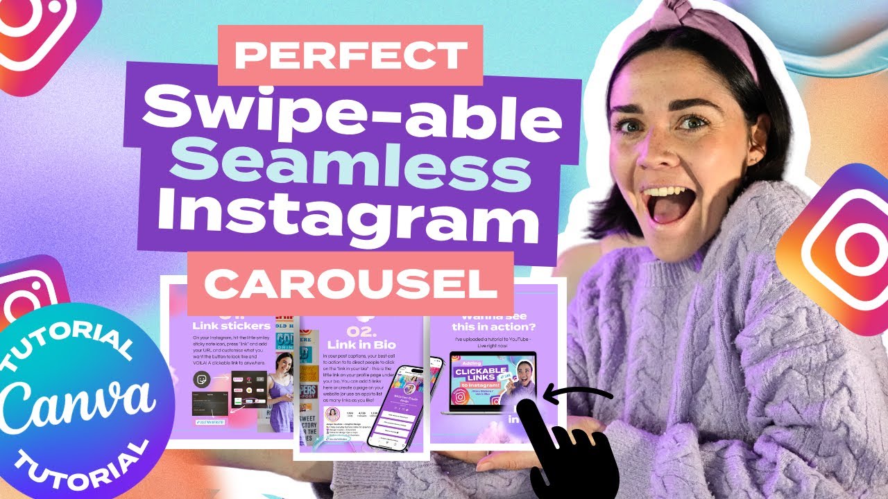 CANVA TUTORIAL: Instagram Carousels that seamlessly join together (it’s easier than you think ...