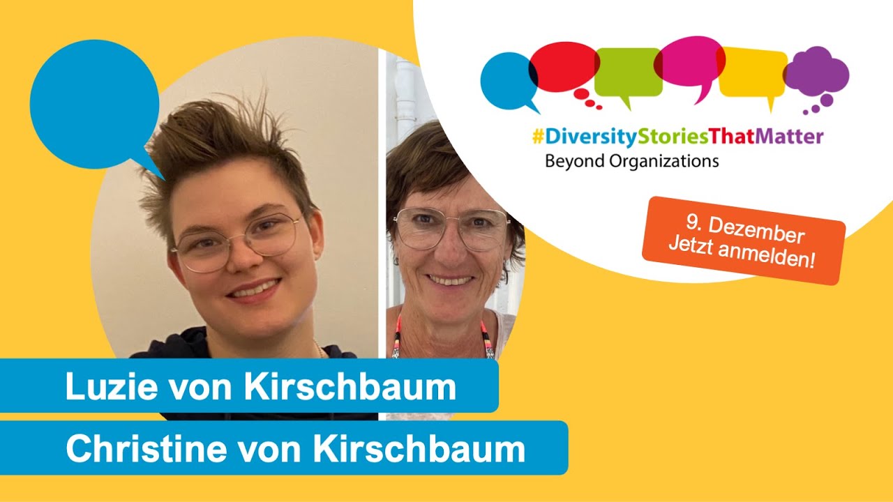 Christine und Luzie von Kirschbaum bei #DiversityStoriesThatMatter am 9 ...