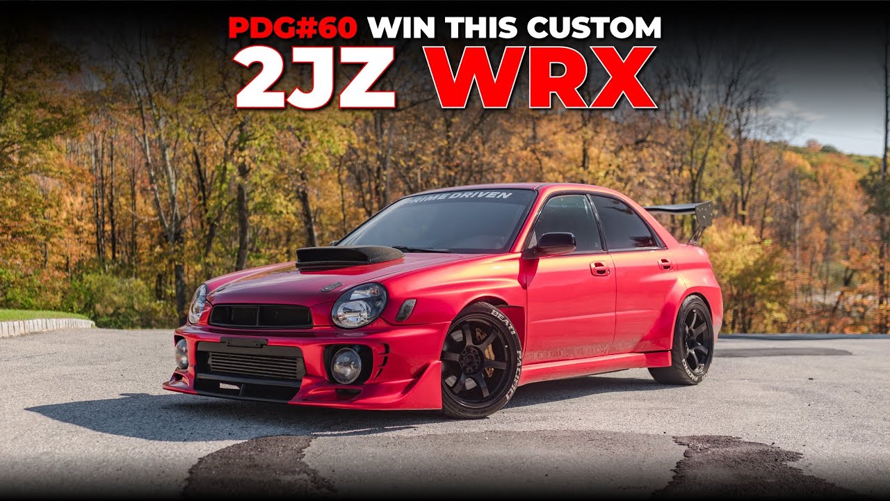 PDG60 - Custom 2JZGTE Widebody Subaru WRX - Single Turbo, RWD, Rays ...