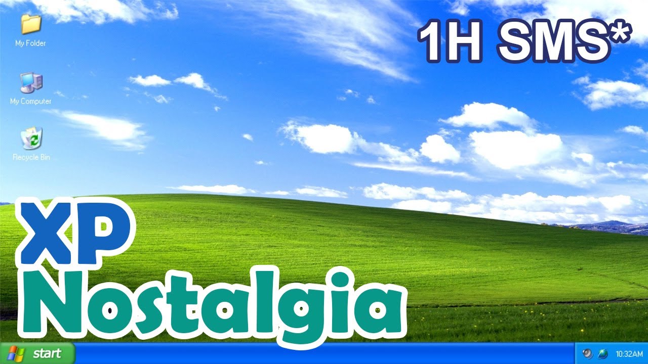 Nostalgic long Screensaver video of Windows XP basic desktop no sound ...