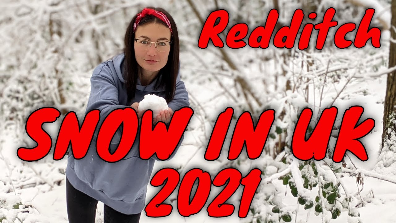 2021 Snow in Redditch, Worcestershire - January 24, 2021 - YouTube