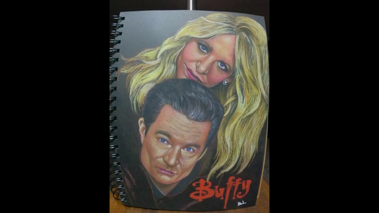 Buffy the vampire slayer drawing - YouTube