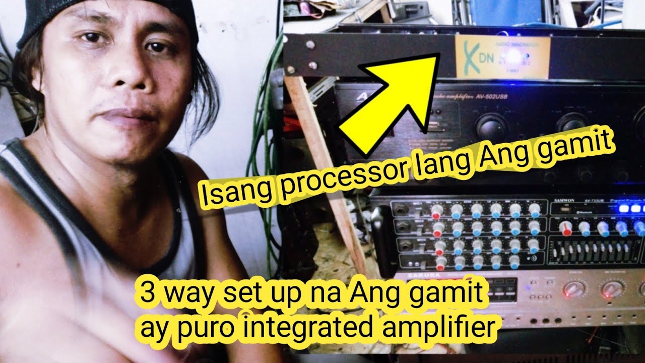 3 way setup puro integrated amplifier Ang gamit, with Xdn audio ...
