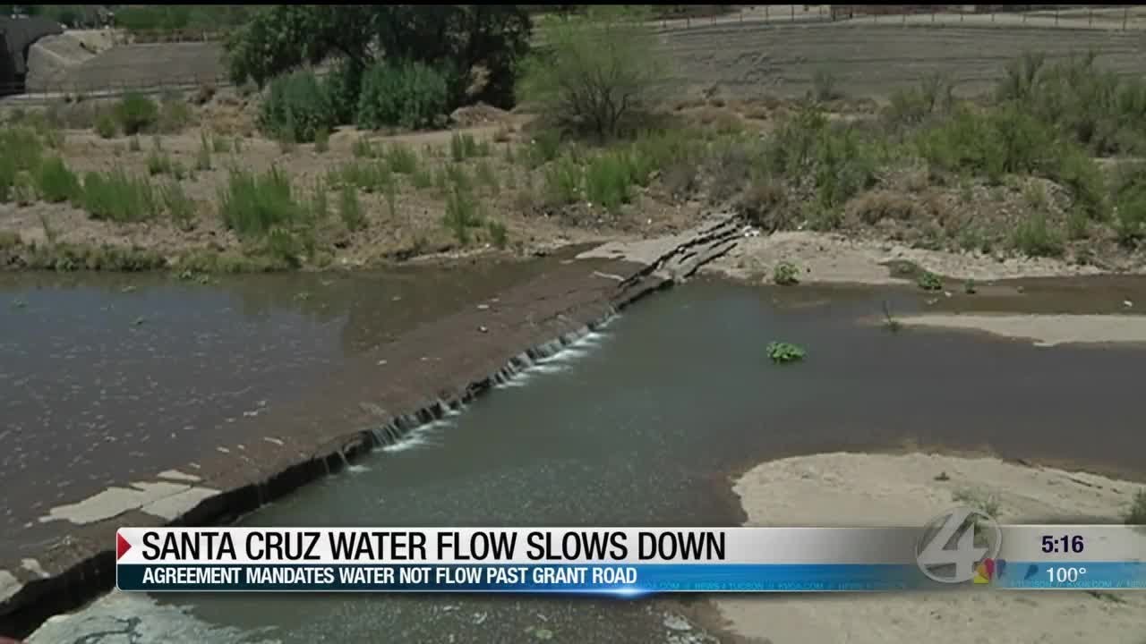 Santa Cruz river now flowing at 1.5K gallons per minute - YouTube