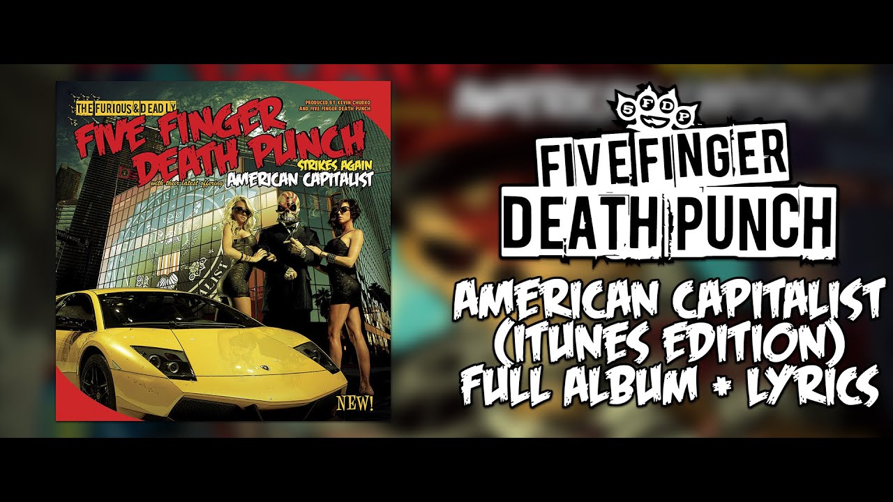 Five Finger Death Punch American Capitalist Album Cover