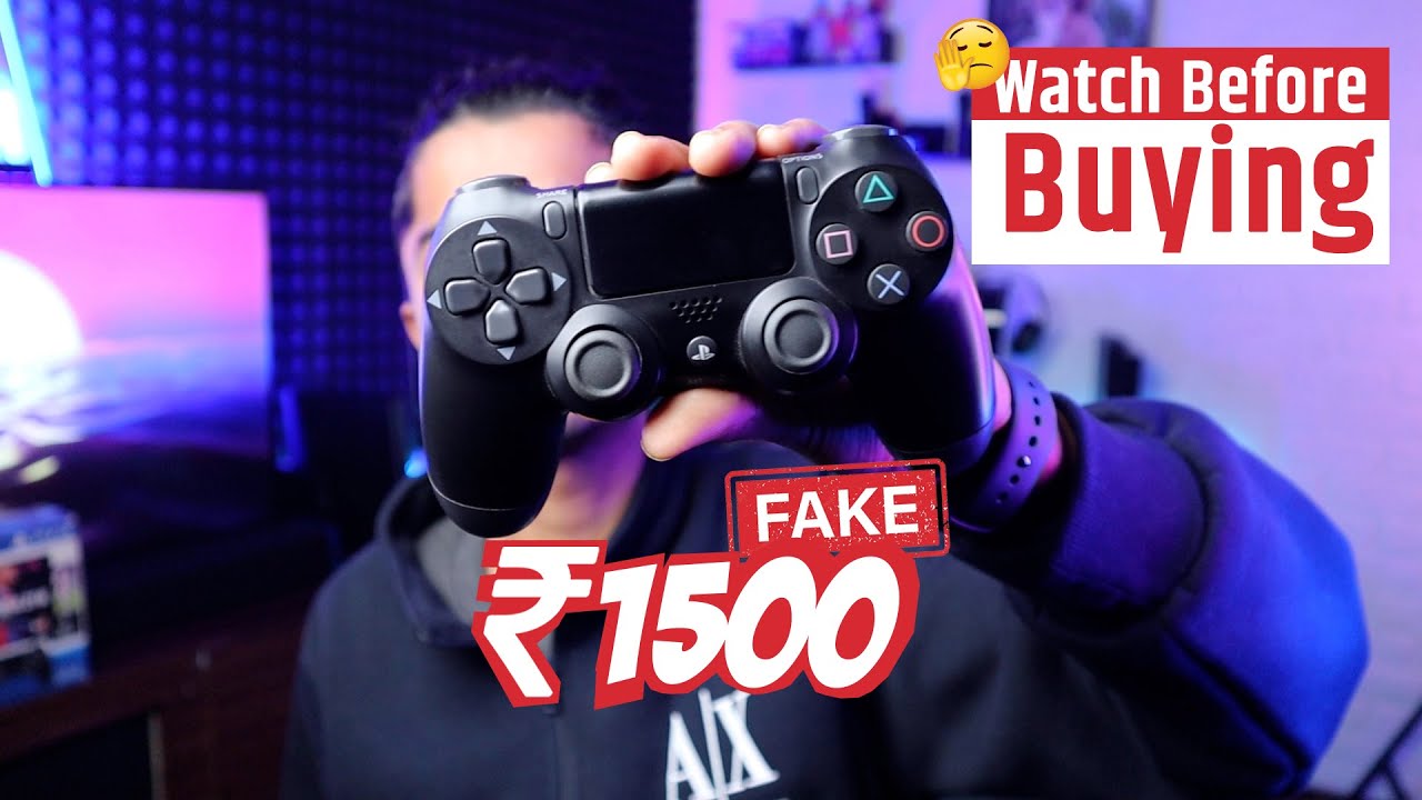 #ps4 #controller 😱 Fake DualShock 4 V.2 Comparison with REAL DualShock ...