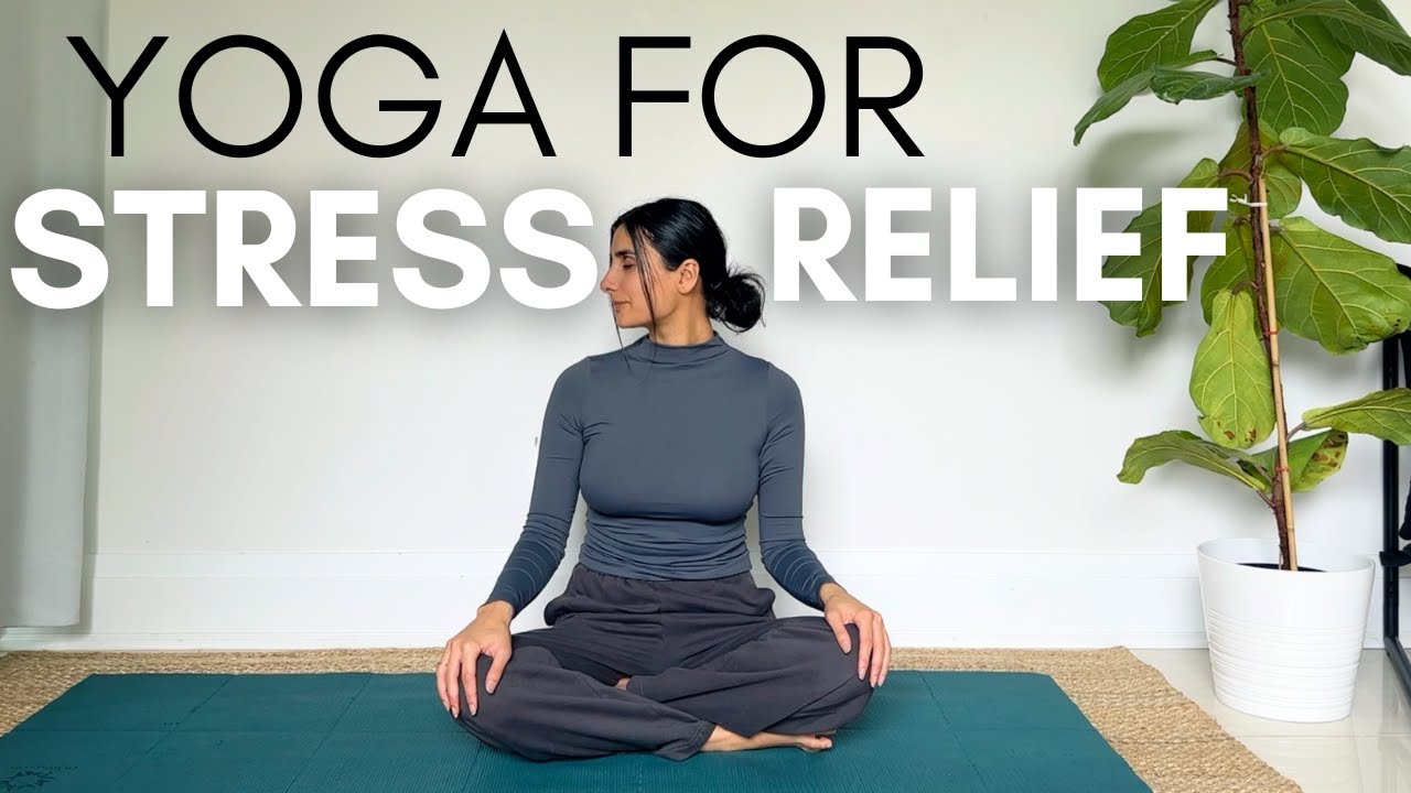 YOGA TO REDUCE STRESS || Release Tension + Deeply Relax - 20 Min ...