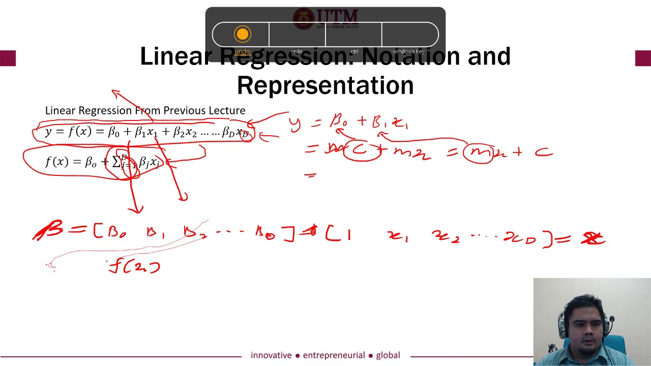 Topic Pre ANN1: Linear Regression Representation - YouTube