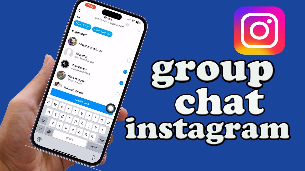 How to create a group chat in instagram 2025 - YouTube