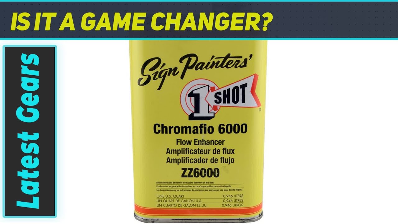 1 Shot 6000 ChromaFlo Flow Enhancer Quart: Enhancing Your Brushwork ...