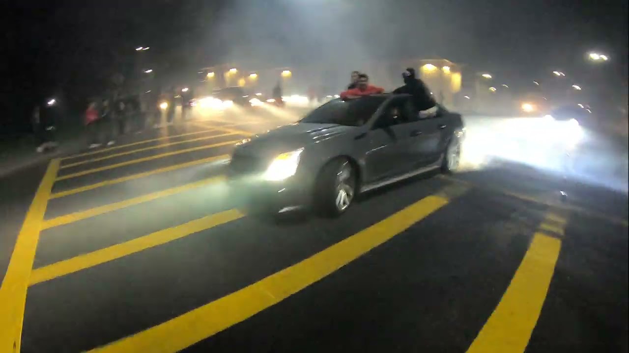 CRAZY SIDESHOW!! CAR BURST INTO FLAMES - YouTube