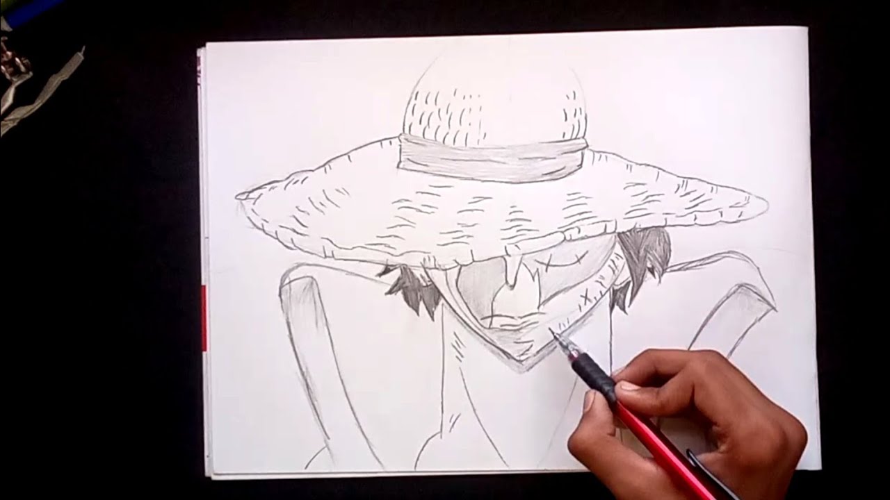 How to draw Monkey D. Luffy | step-by-step | Easy to draw | By @kr_arth ...