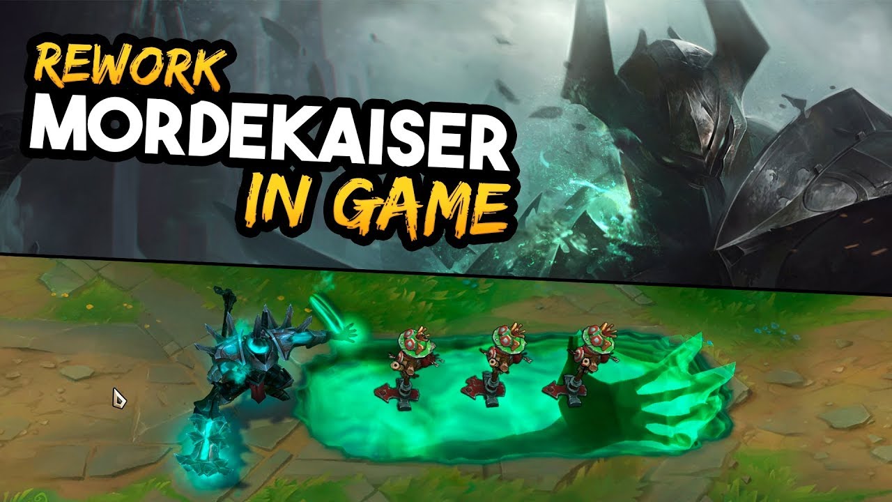Rework Mordekaiser In Game - Animaciones y Habilidades | Noticias LOL ...
