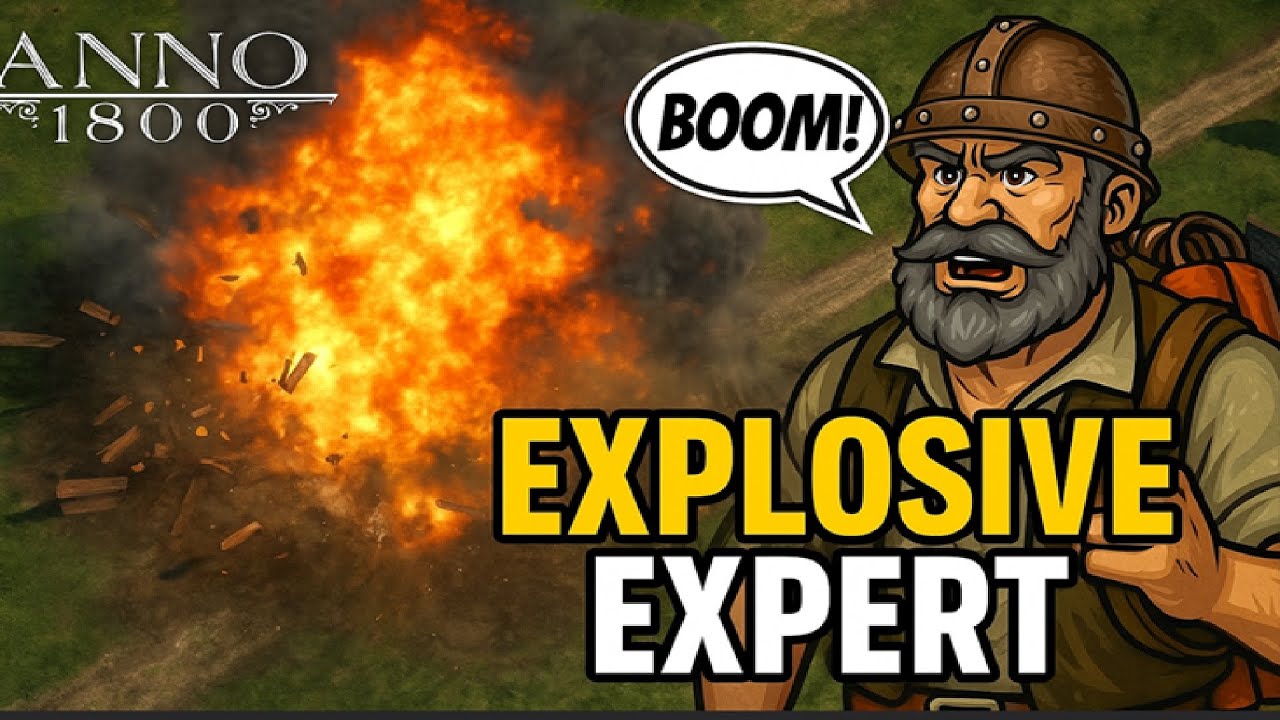 Epic Explosive Expert Charges in Anno 1800 – Funny Moment - YouTube