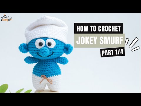 #325 | Jokey Smurf Amigurumi Free Pattern (1/4) | How To Crochet Amigurumi Characters | @AmiSaigon