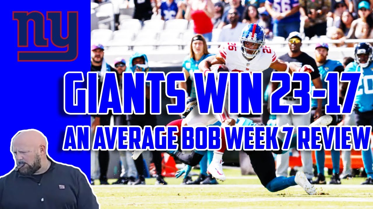 Giants Win 23-17! A week 7 Average Bob Film Room Session - YouTube