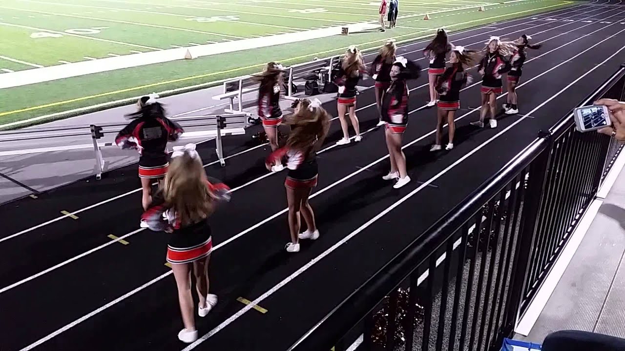 Normandy Invaders Cheerleaders Home Opener at Byers Field - YouTube