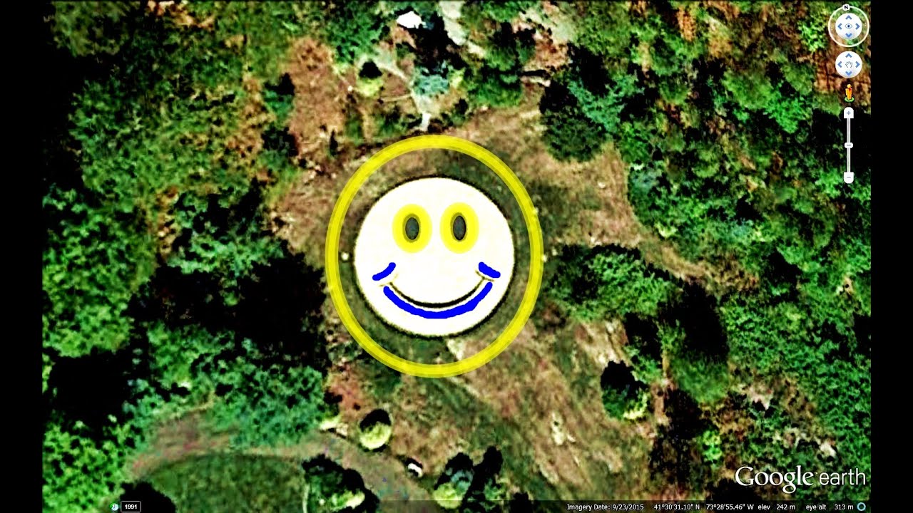 SMILEYS AROUND THE WORLD IN GOOGLE EARTH PART TWO (2/3 )#googleearth # ...