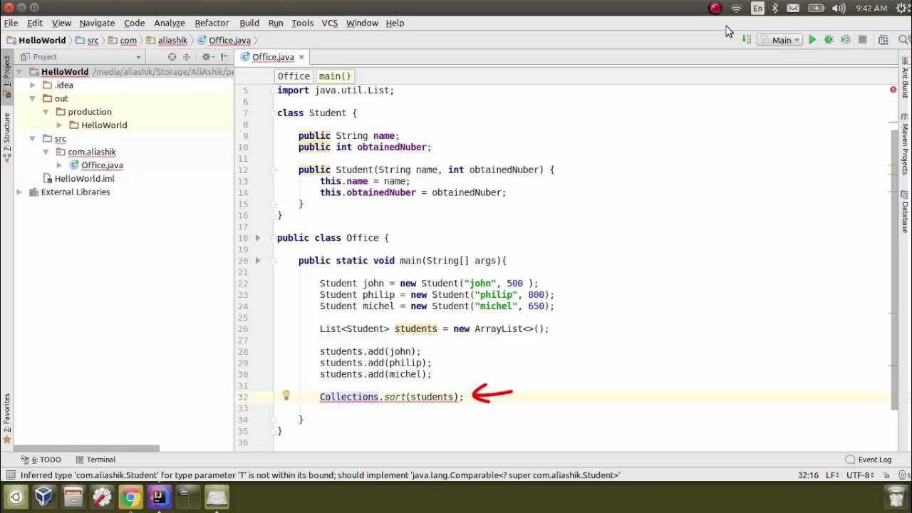 Java Bangla Tutorial --- Comparable Interface - YouTube