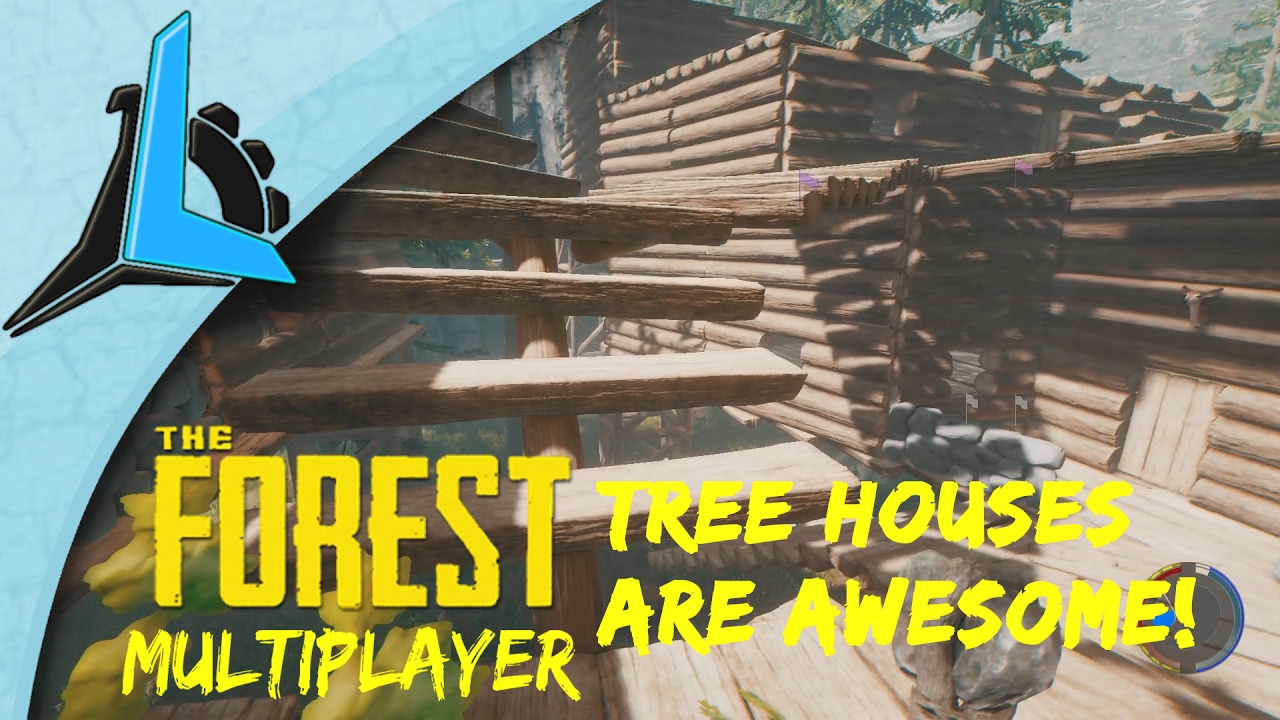 The Forest Multi S2E14- Tree Houses Are Awsome (Lets Play) (HD) - YouTube