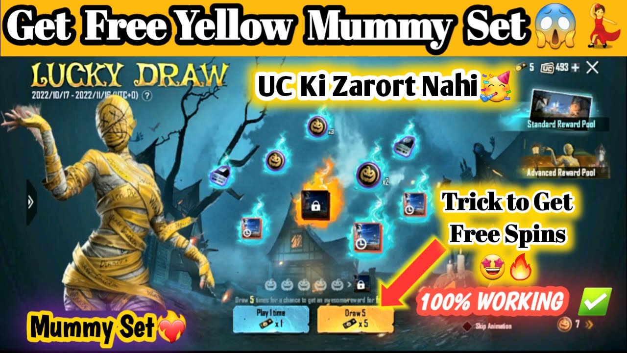 Yellow mummy set crate opening||Get Yellow Mummy Set free🥳|get Free ...