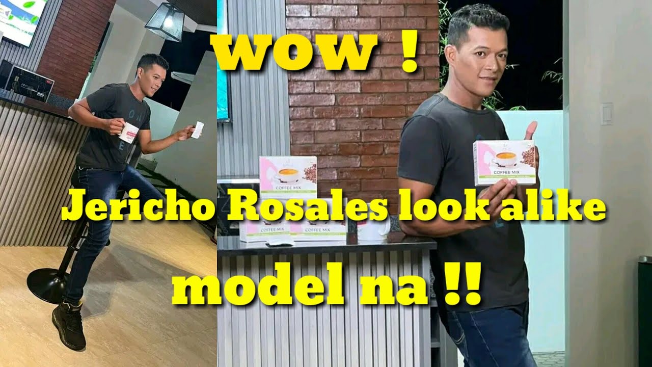 Jericho Rosales look alike || nag shoot para sa first endorsement - YouTube