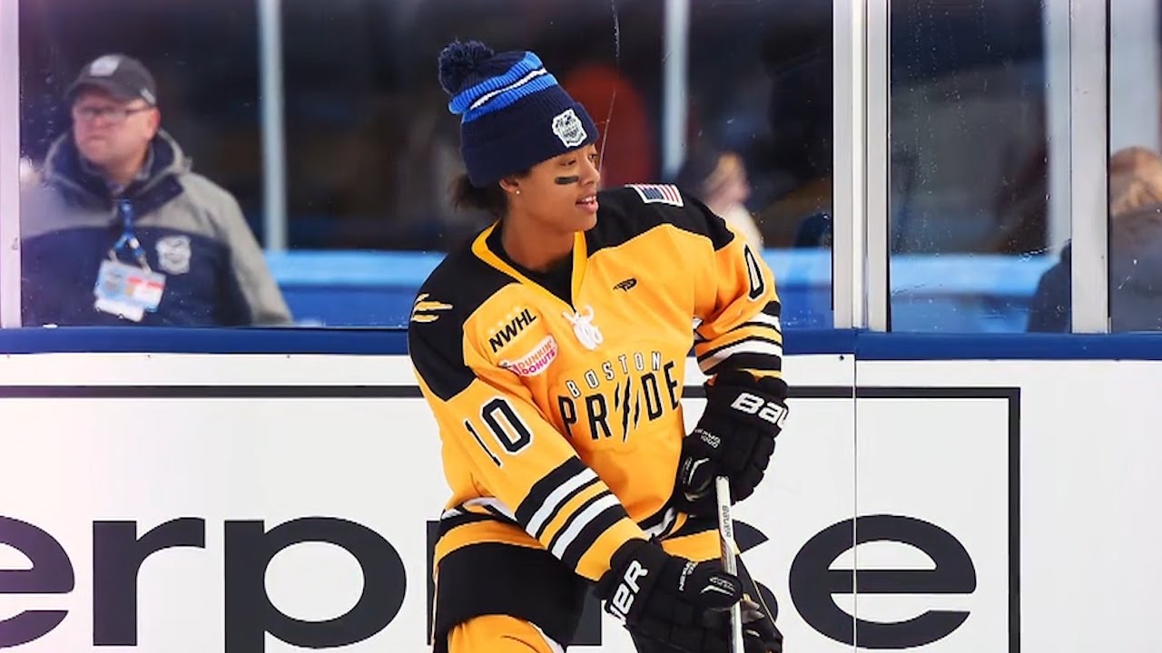 Blake Bolden discusses her journey in hockey - YouTube