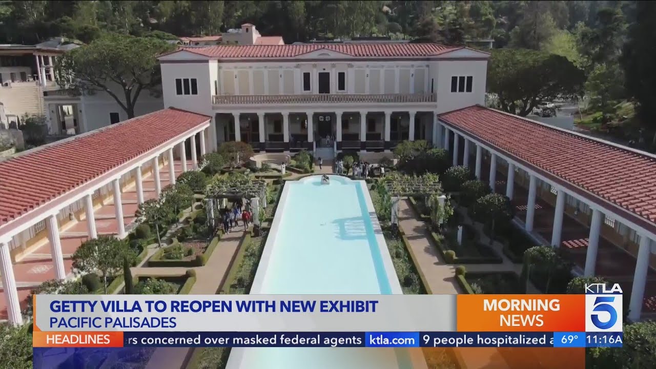 Getty Villa Museum to reopen in Pacific Palisades with new exhibit - YouTube