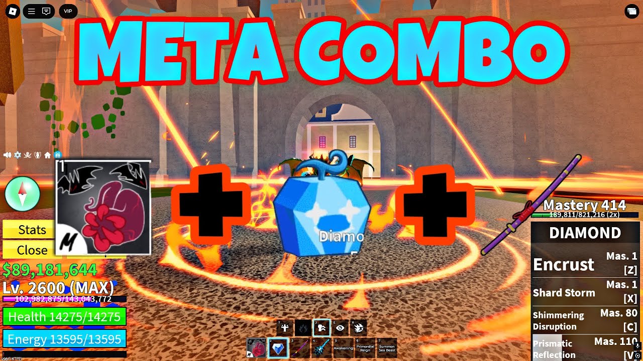 DOMINATING Blox Fruits With The Most OP DIAMOND COMBO - YouTube