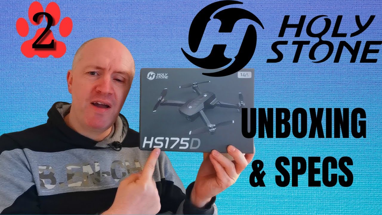 New: Holy Stone HS175D GPS Drone... Unboxing & Specs - YouTube