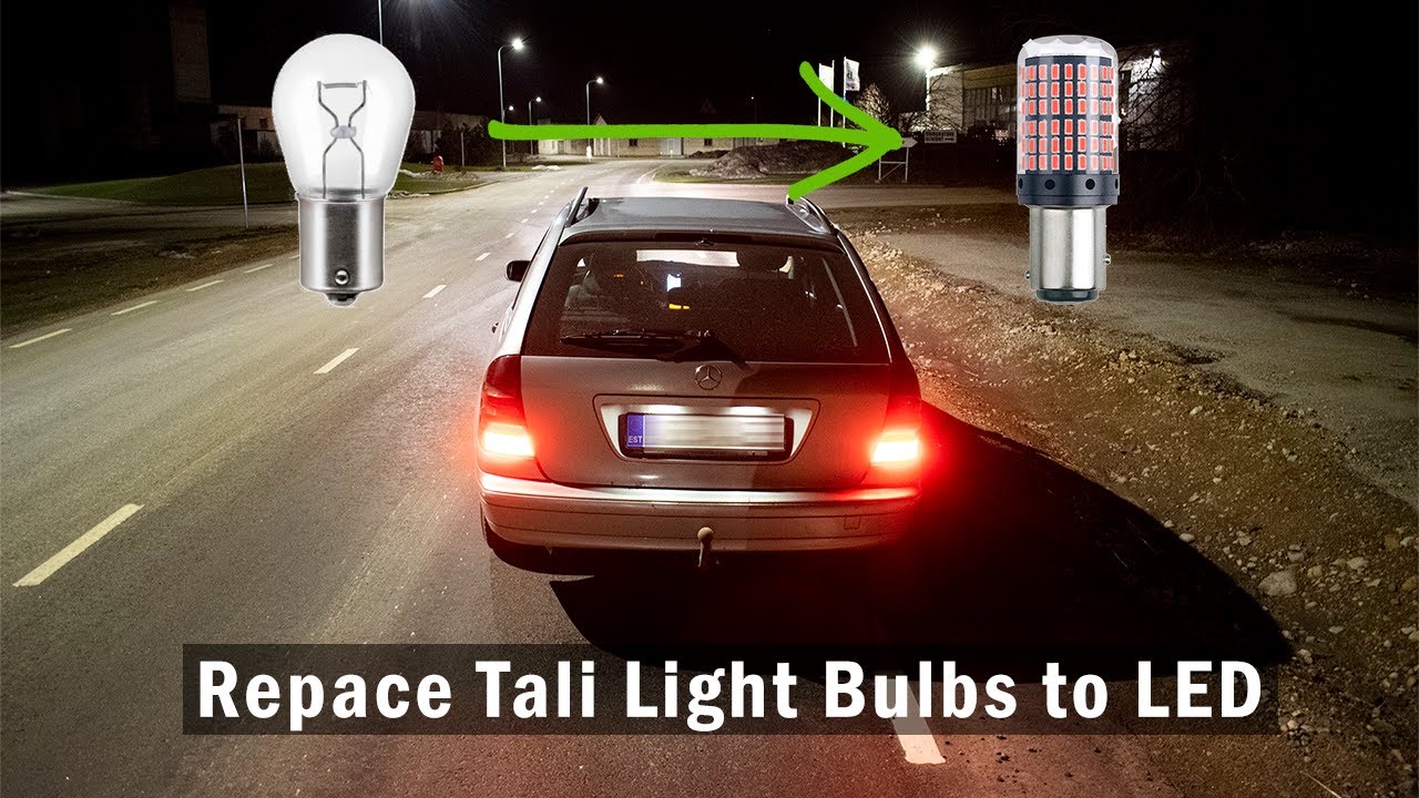 Mercedes W203 Tail Lights LED Conversion - YouTube