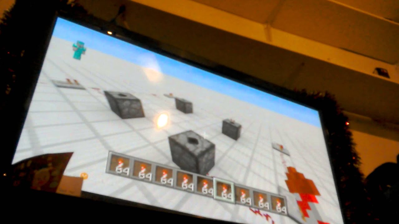 How to make an automatic firework display on Minecraft - YouTube