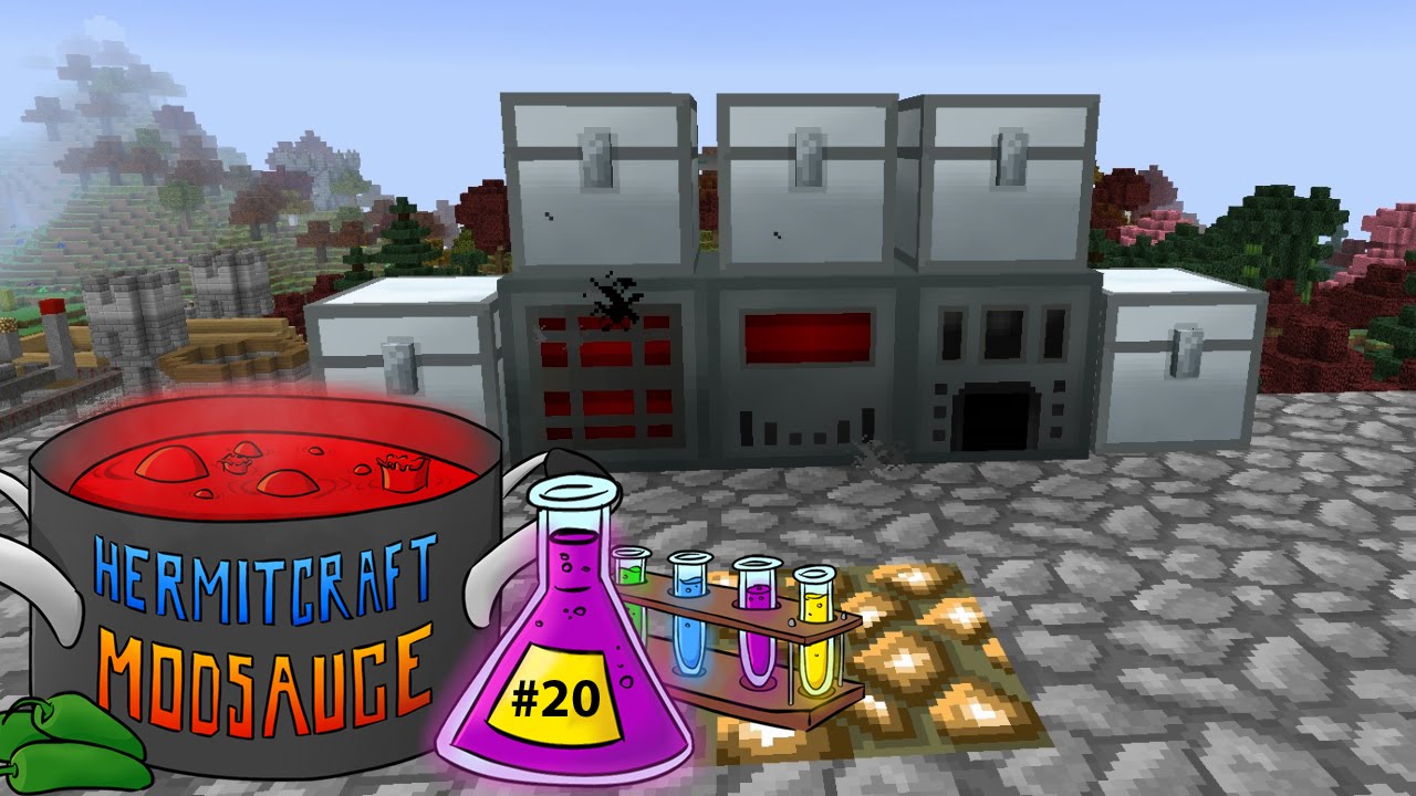 Hermitcraft Modsauce - 20 - Getting technical - Modded Minecraft - YouTube