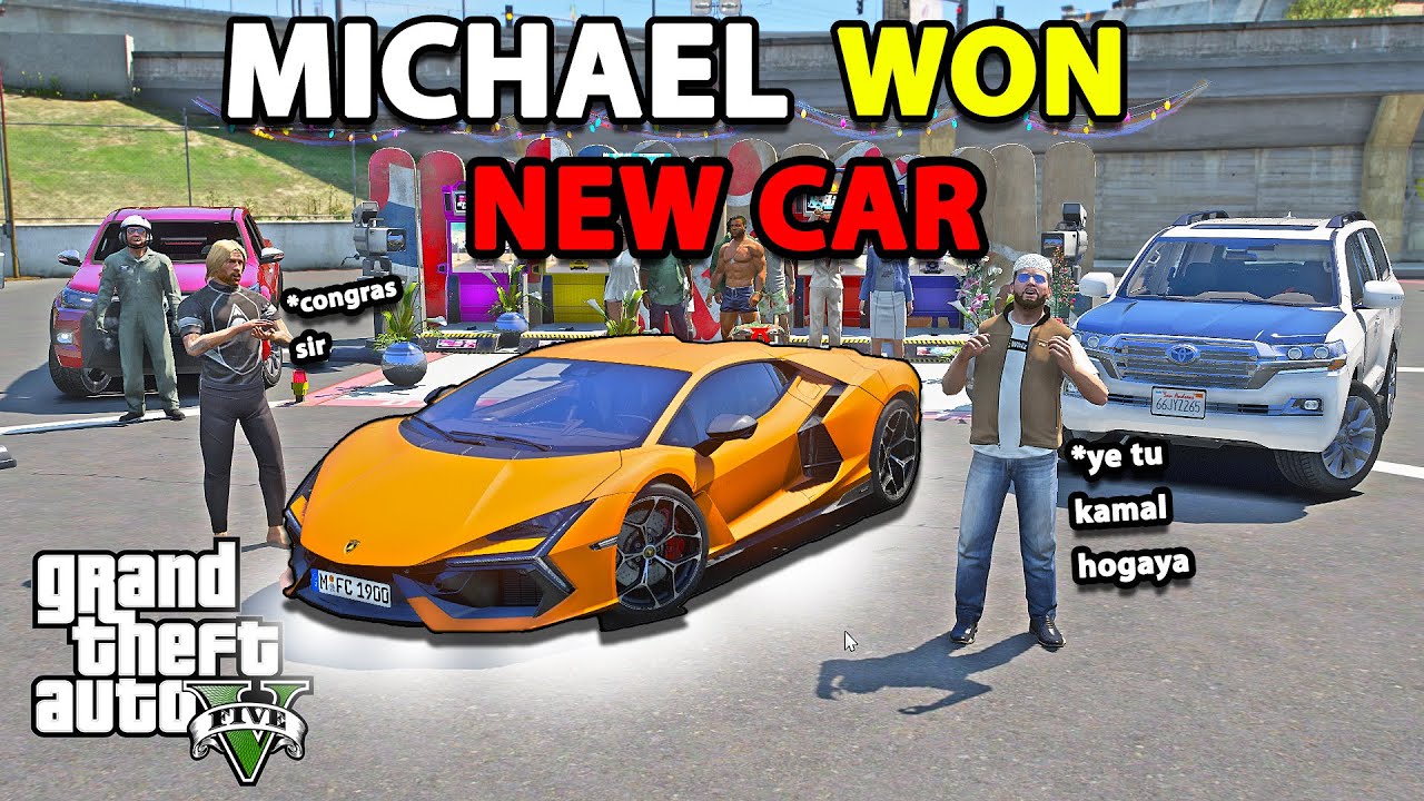 MICHAEL WINS LAMBORGHINI l JIMMY HELPING KAKA l GTA 5 l REAL LIFE MOD l ...