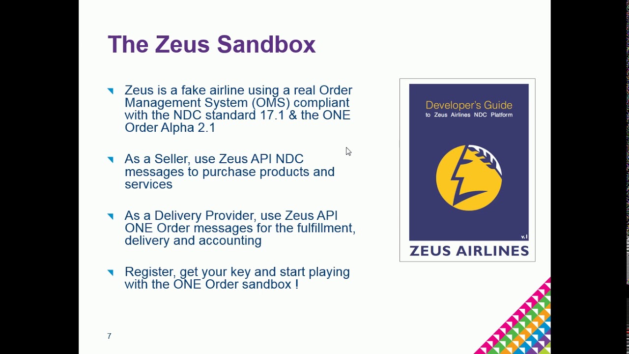IATA ONE Order sandbox - ZEUS - YouTube