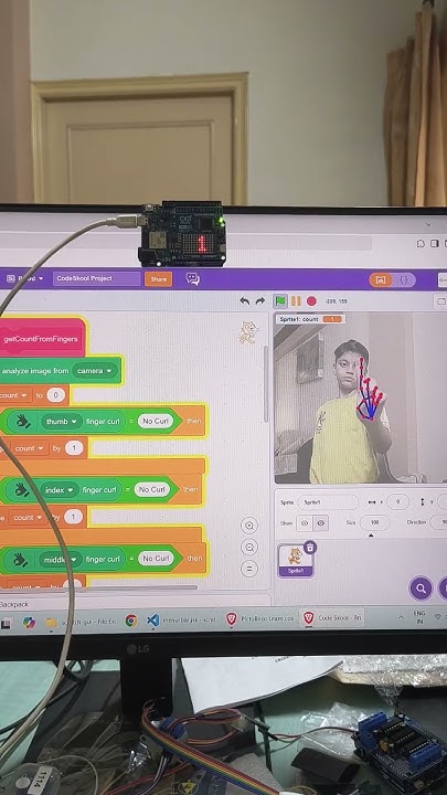 Controlling LED / Devices Using Hand Gestures or Fingers Count in ...