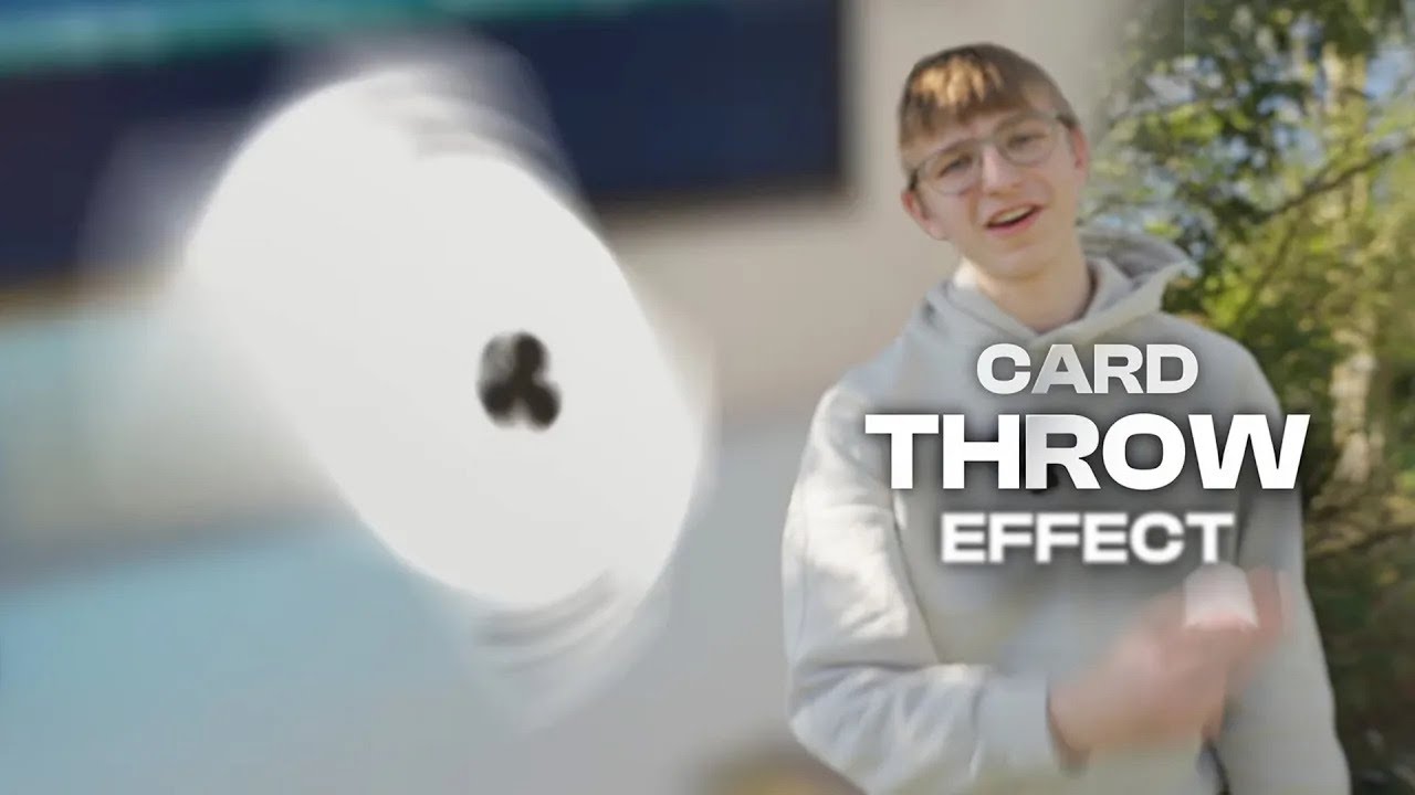 Insane CARD THROW EFFECT in Davinci Resolve! (Tutorial) - YouTube