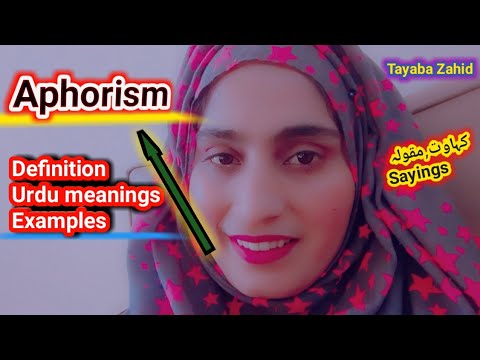 Aphorism | What is aphorism | Definiton and examples of aphorism ...