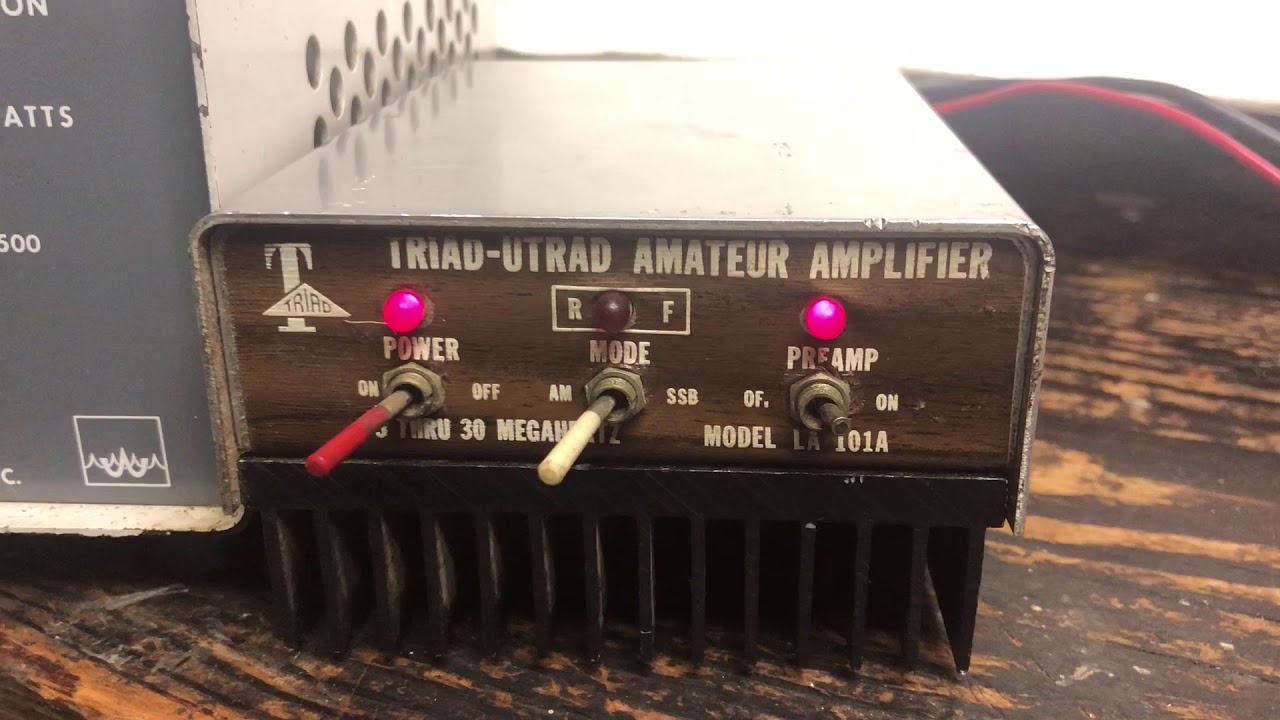 TRIAD-UTRAD AMATEUR AMPLIFIER - YouTube