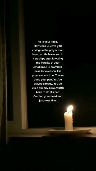 He is your Rabb #islam #allah - YouTube