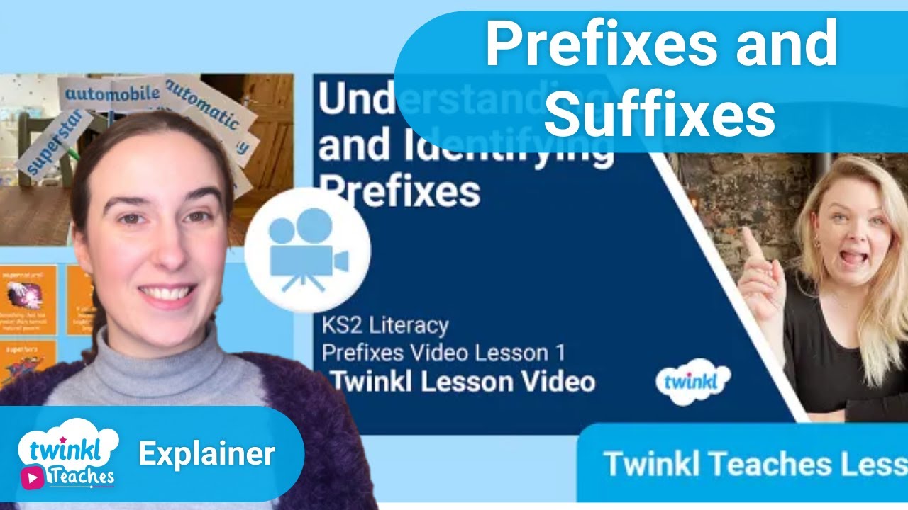 Prefixes and Suffixes Video Lessons for Year 3 - YouTube