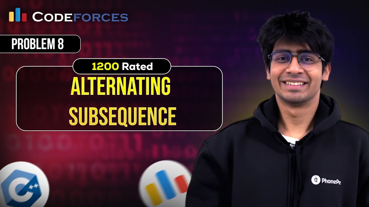 Codeforces 1200 Rated Training Sessions | Problem 8: Alternating ...