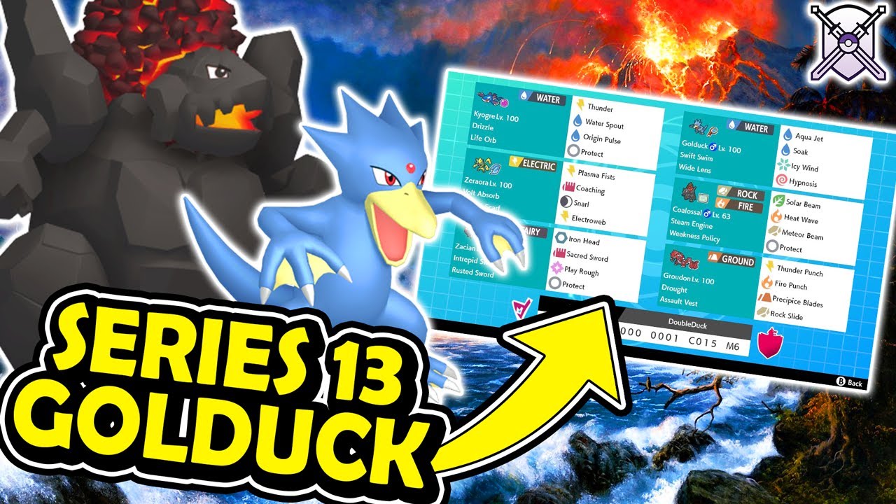 SERIES 13 GOLDUCK TEAM | VGC 2022 | Pokémon Sword & Shield - Pokesports - YouTube